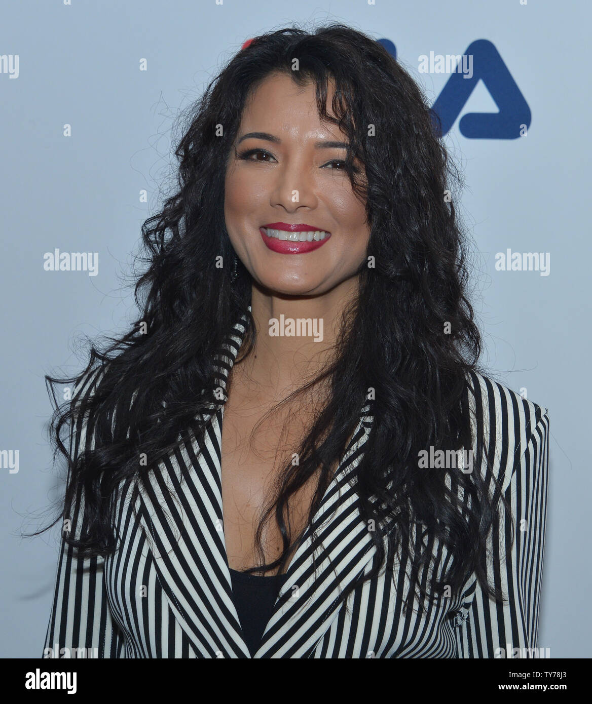 Actress Kelly Hu attends the "Extraordinary: Stan Lee" tribute event at ...