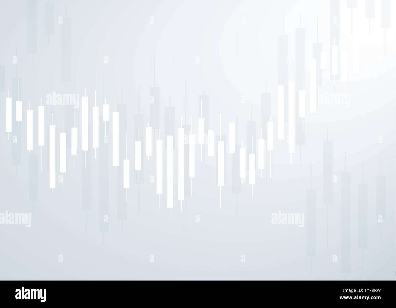 Candlestick stock exchange background Stock Photo - Alamy