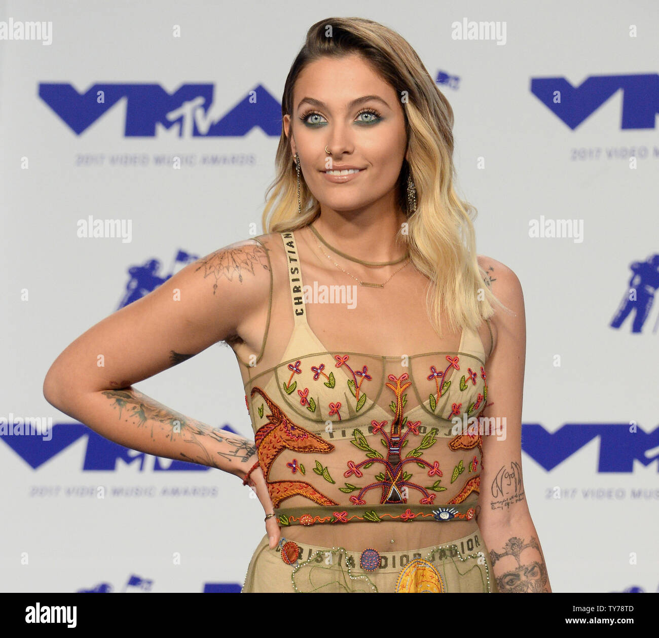 Paris Jackson arrives for the 34th annual MTV Video Music Awards at The ...