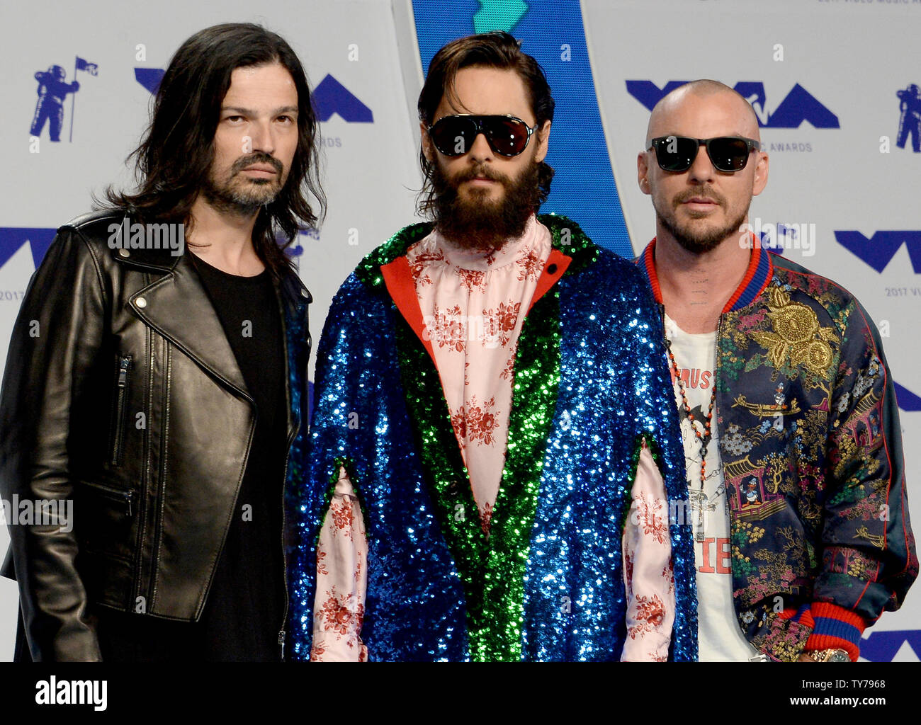 (L-R) Tomo Milicevic, Jared Leto and Shannon Leto of Thirty Seconds to ...