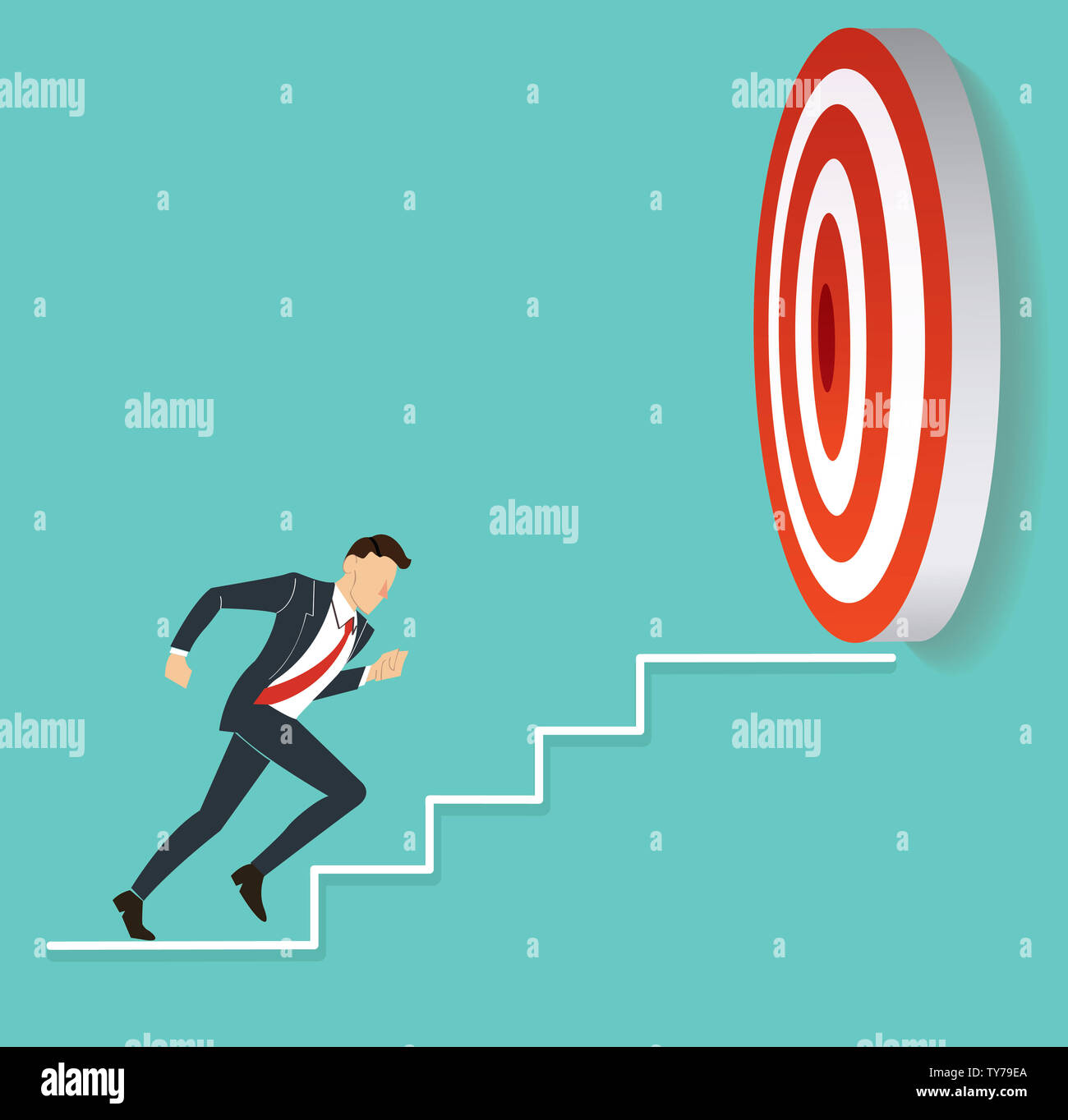 Target objectives symbol hi-res stock photography and images - Alamy