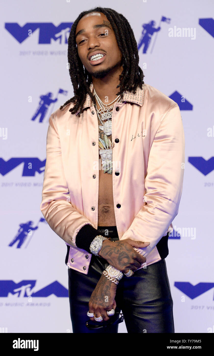 Quavo arrives for the 34th annual MTV Video Music Awards at The Forum ...