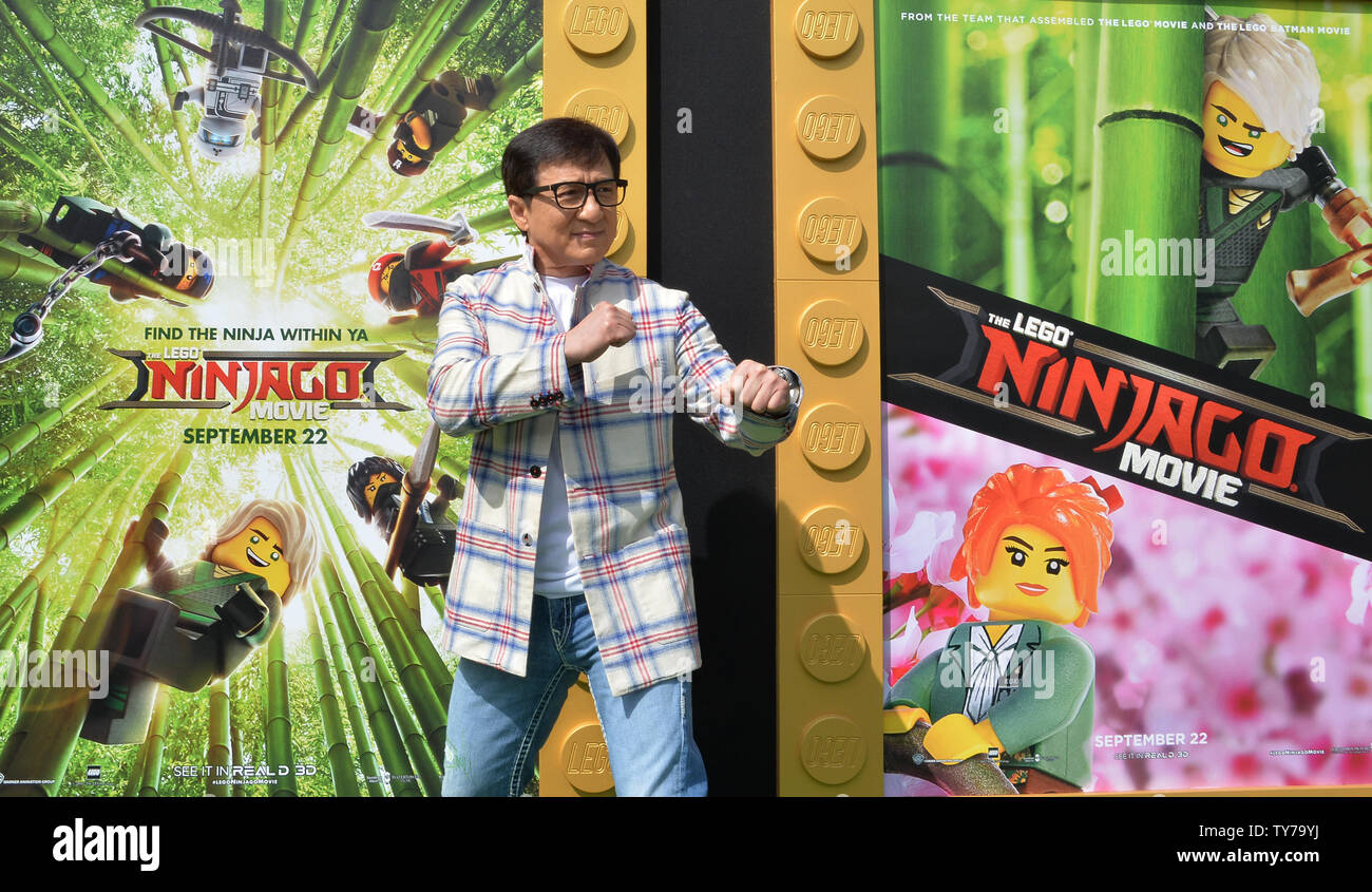 Cast member Jackie Chan, the voice of Master Wu and Mr. Wu in the ...