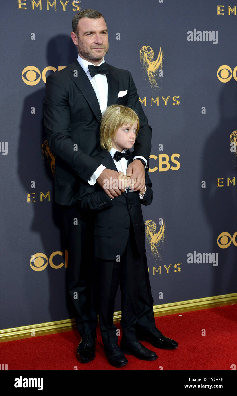 Actor Liev Schreiber arrives for the 69th annual Primetime Emmy Awards ...