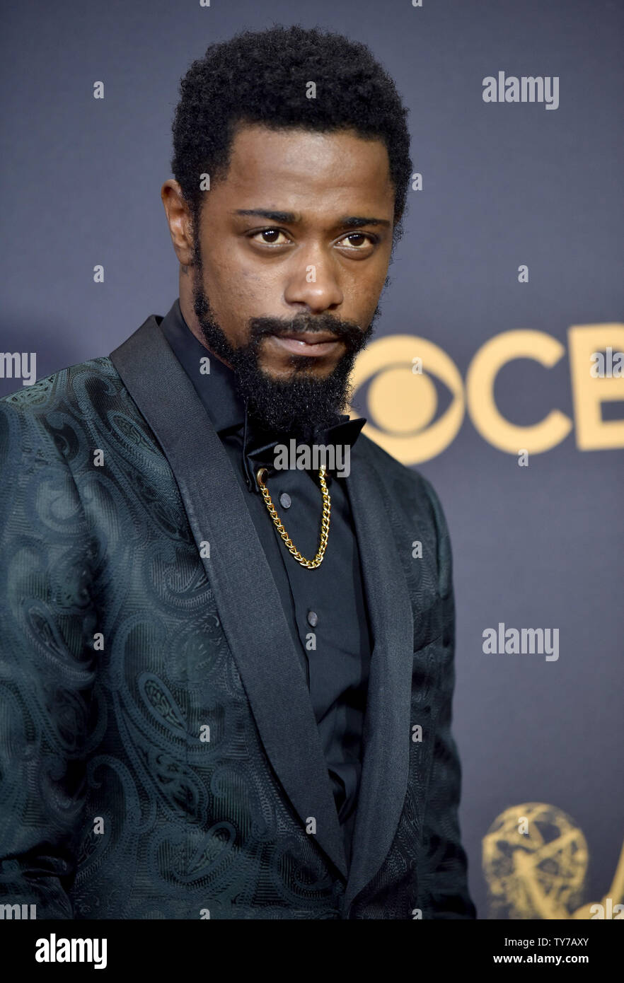 Actor Lakeith Stanfield arrives for the 69th annual Primetime Emmy ...