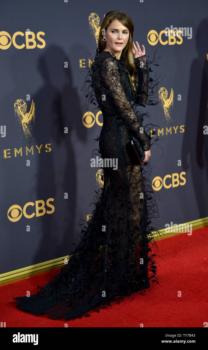 Actor Keri Russell arrives for the 69th annual Primetime Emmy Awards at ...