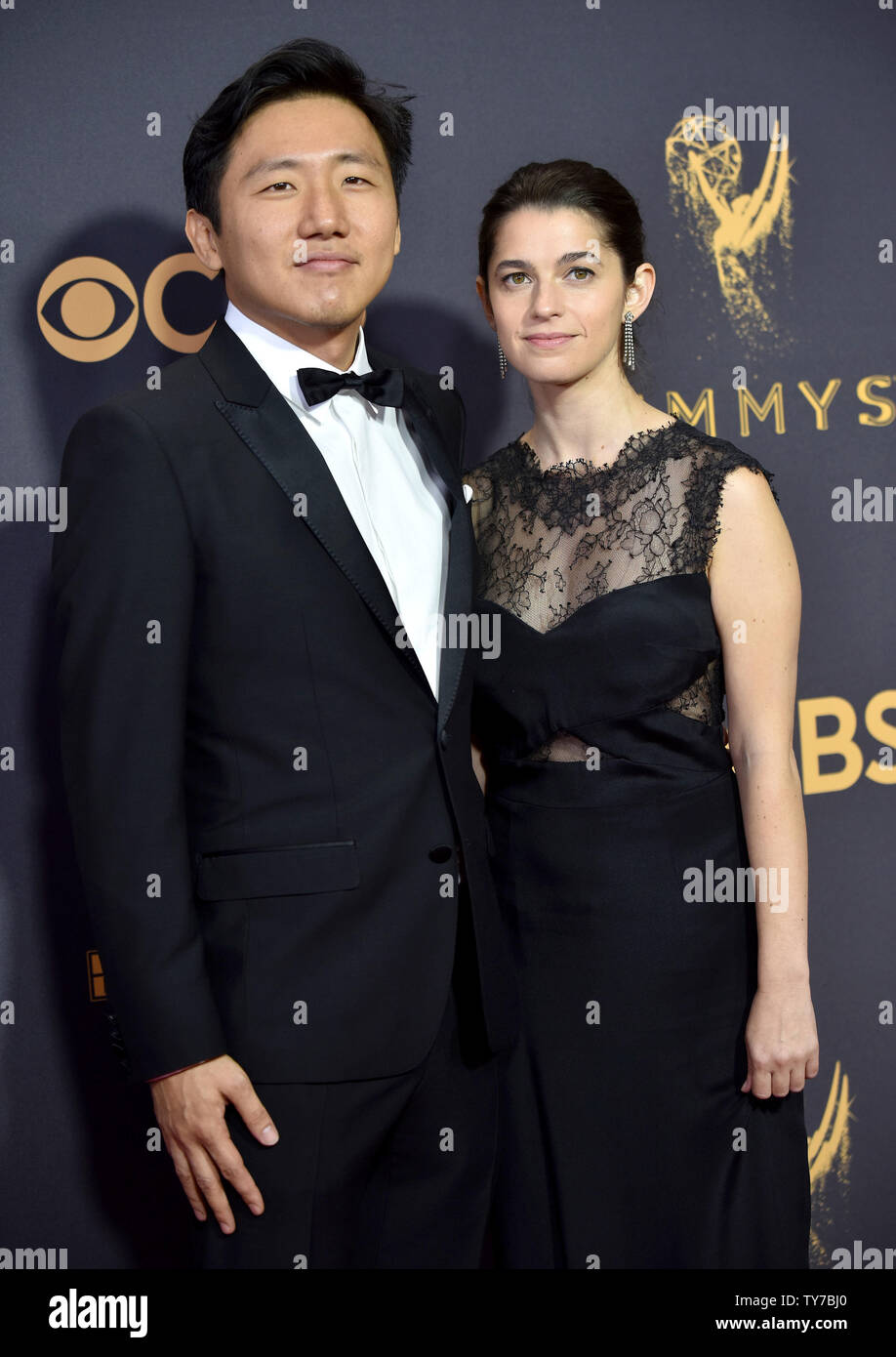 Director Hiro Murai (L) arrives for the 69th annual Primetime Emmy ...