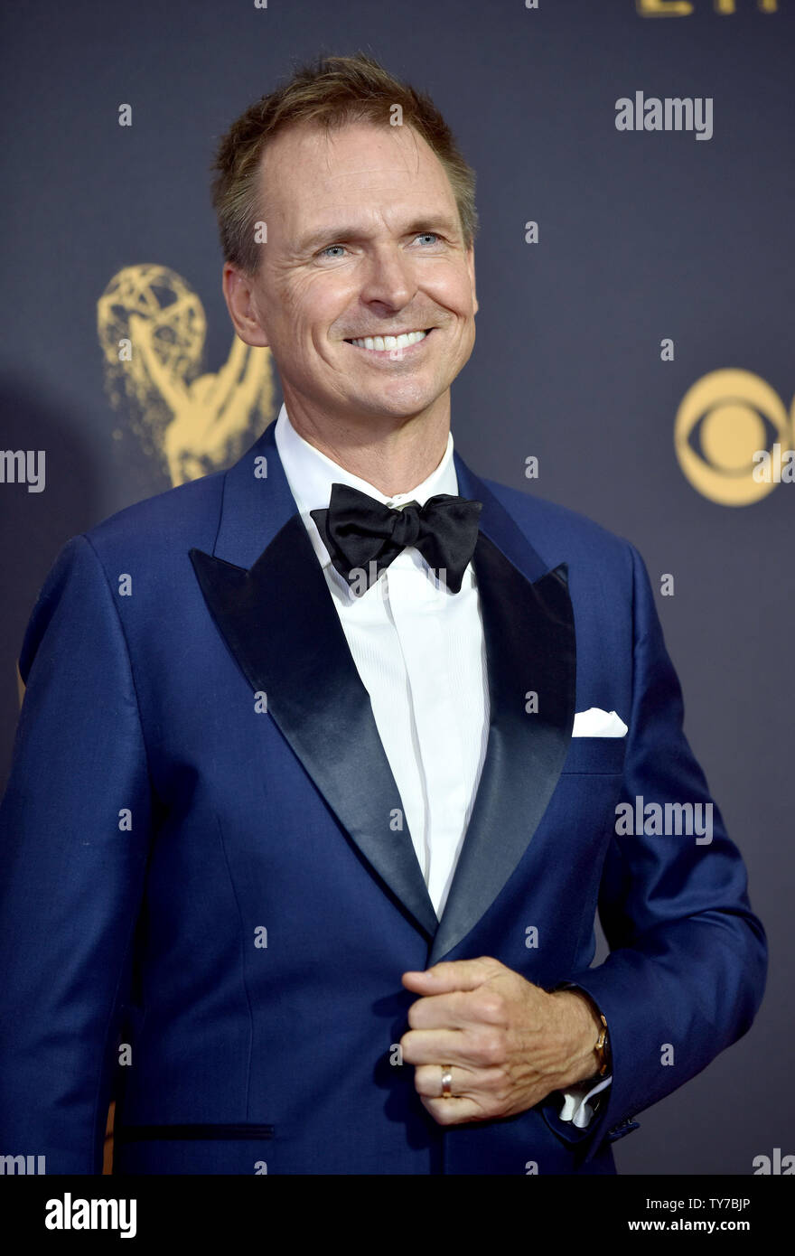 Actor Phil Keoghan arrives for the 69th annual Primetime Emmy Awards at ...