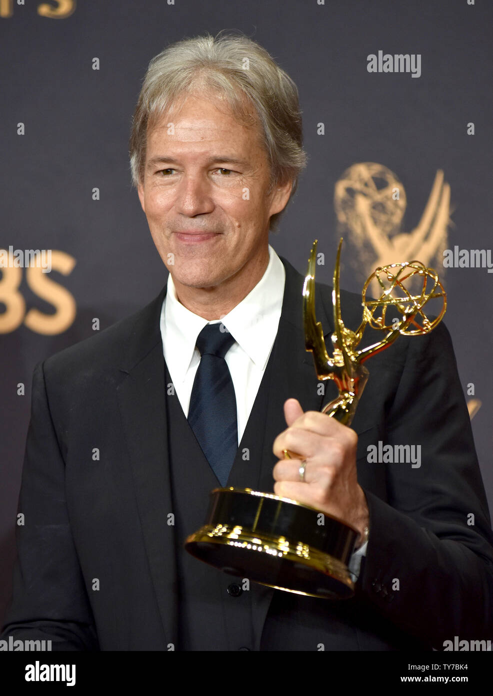 Producer David E. Kelley appears backstage during the 69th annual ...