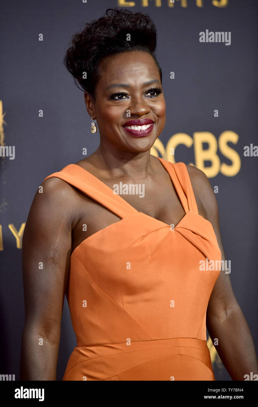 Actor Viola Davis arrives for the 69th annual Primetime Emmy Awards at ...