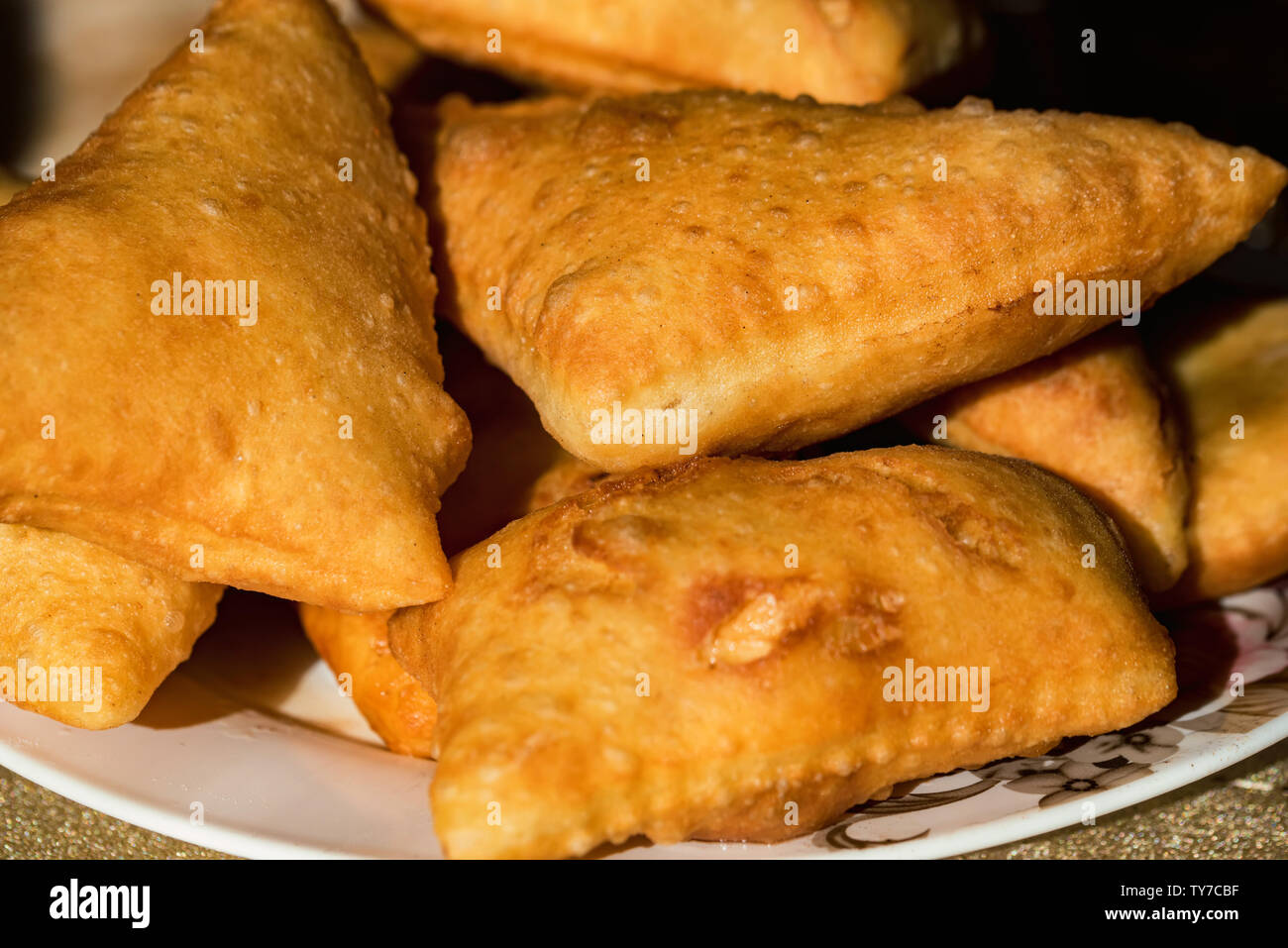 Close up traditional Caucasian buns lakuma on plate Stock Photo - Alamy