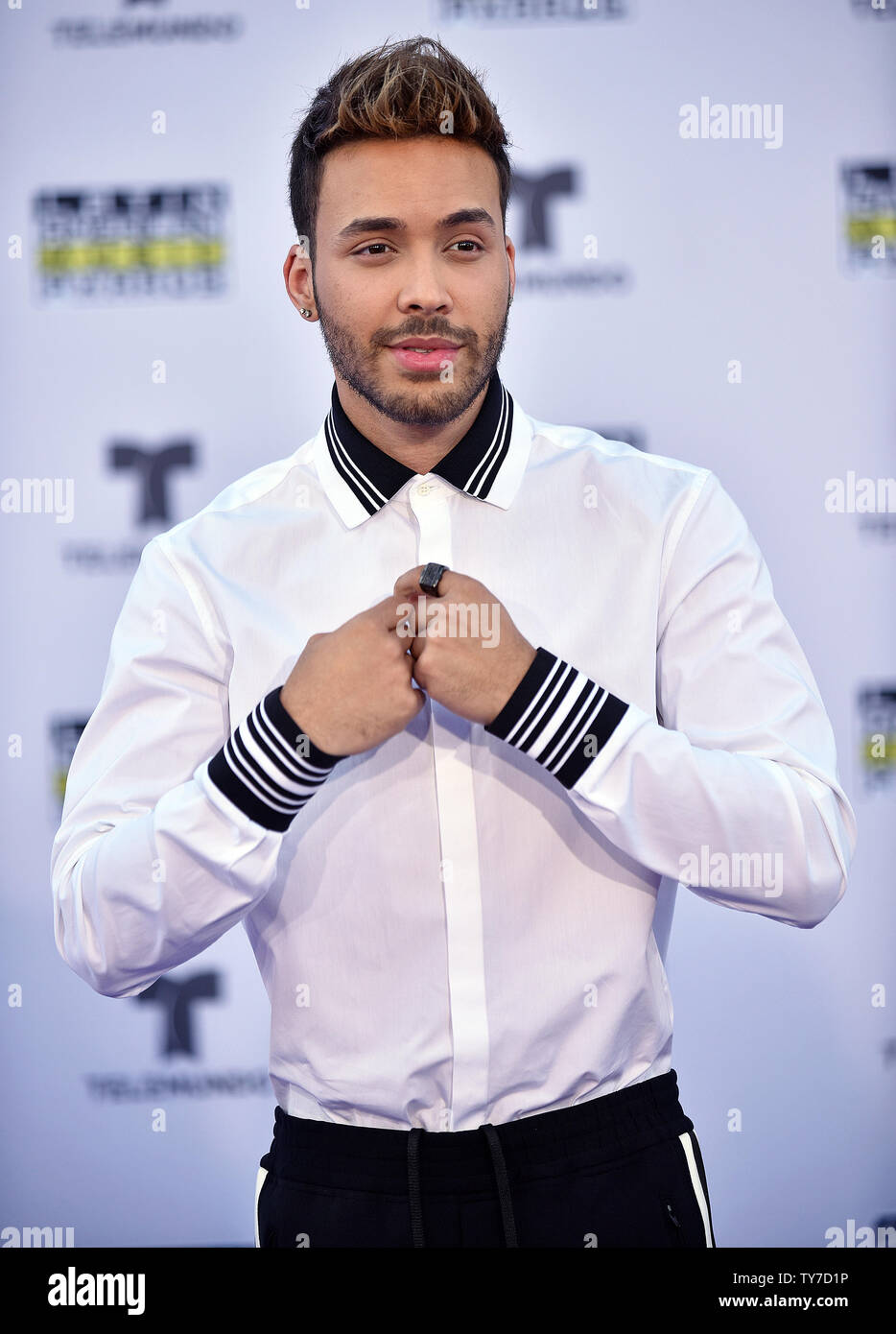 Singer-songwriter Prince Royce arrives for the Latin American Music ...