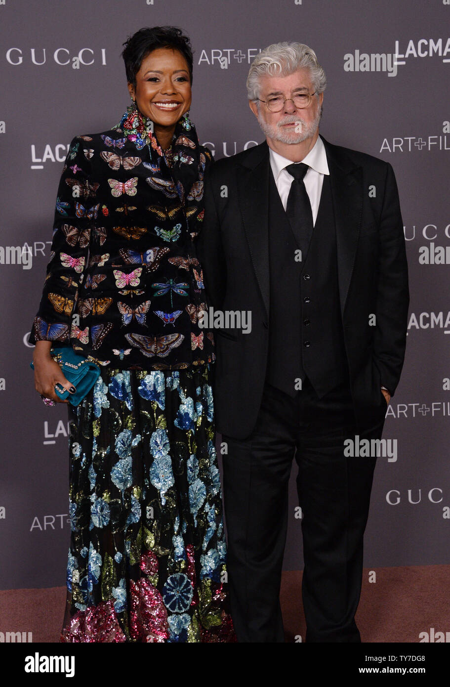 George lucas and wife mellody hobson hi-res stock photography and ...
