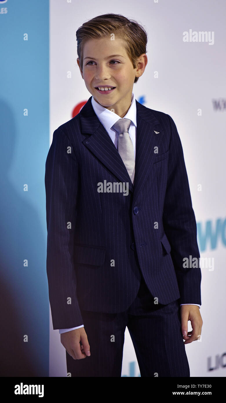Jacob Tremblay arrives for the premiere of 'Wonder' at the Regency ...