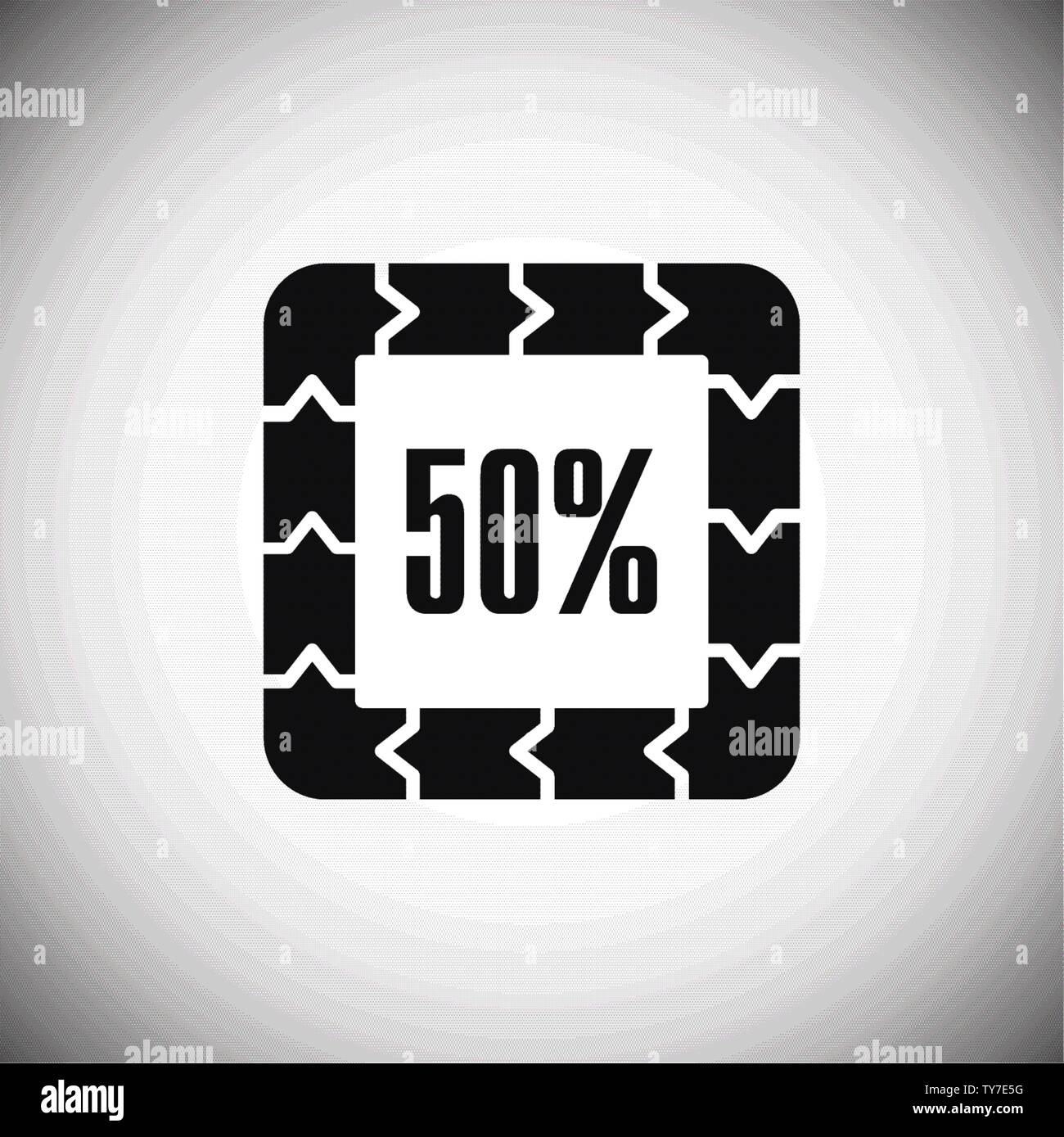 Loading related icon on background for graphic and web design. Simple ...