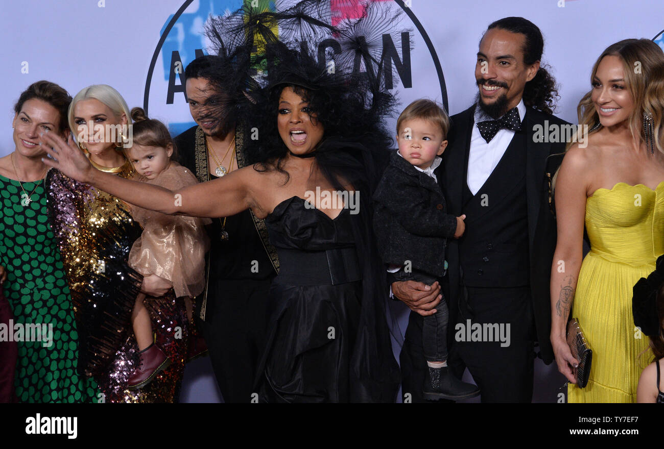 Ashlee Simpson, Jagger Snow Ross, Evan Ross, Diana Ross, Ross Naess ...