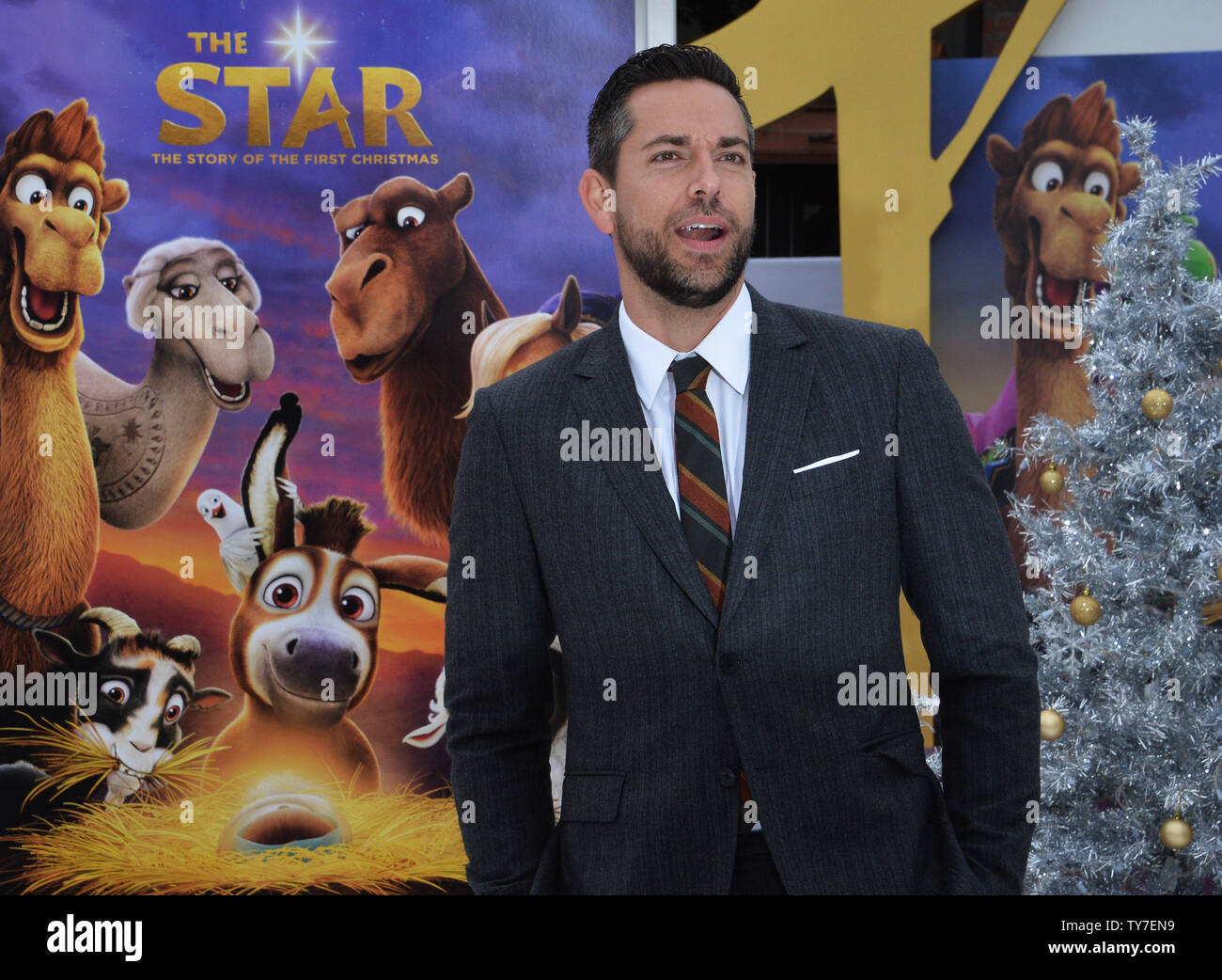 Cast member Zachary Lev, the voice of Joseph in the animated motion ...