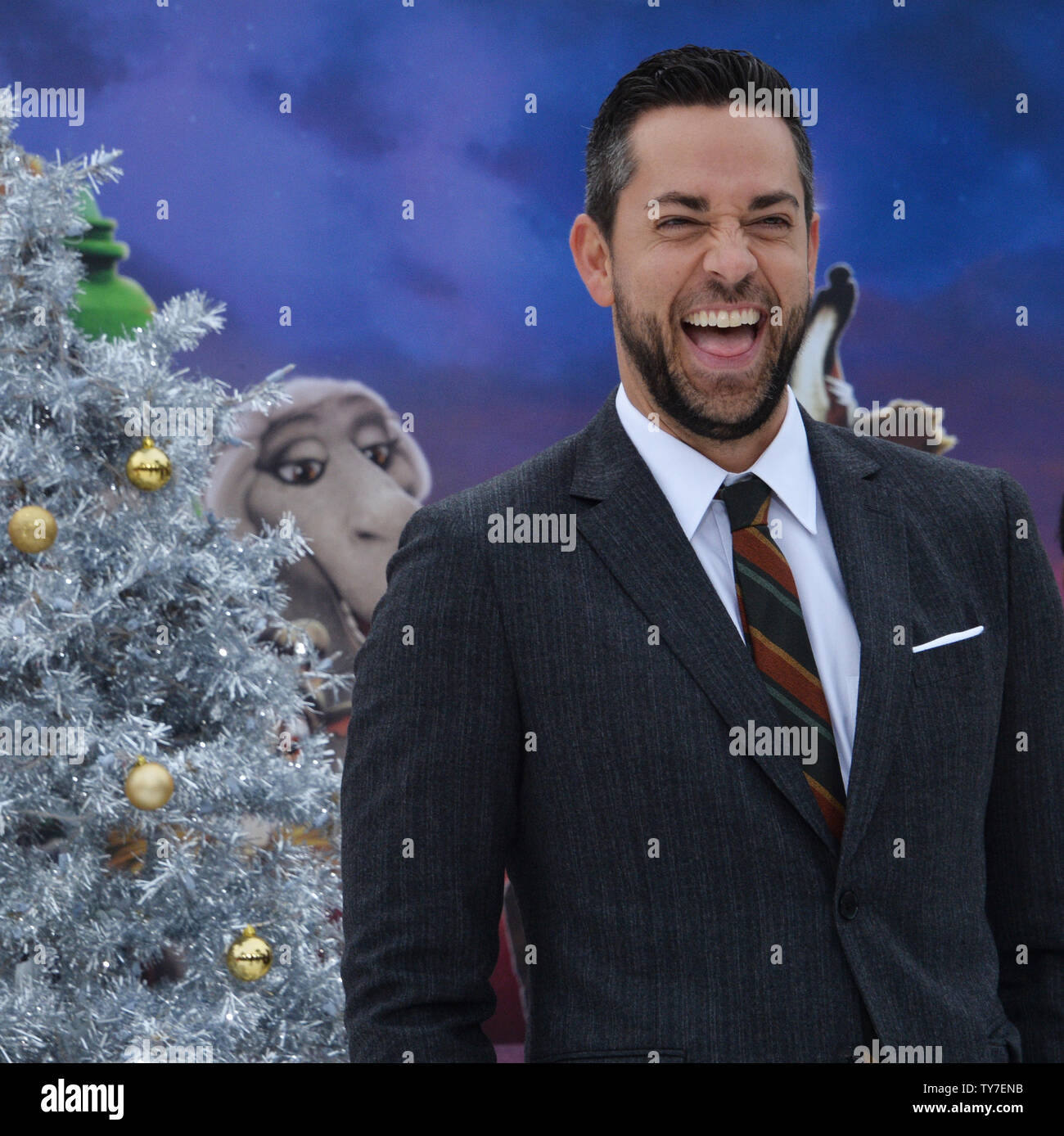 Cast member Zachary Lev, the voice of Joseph in the animated motion ...