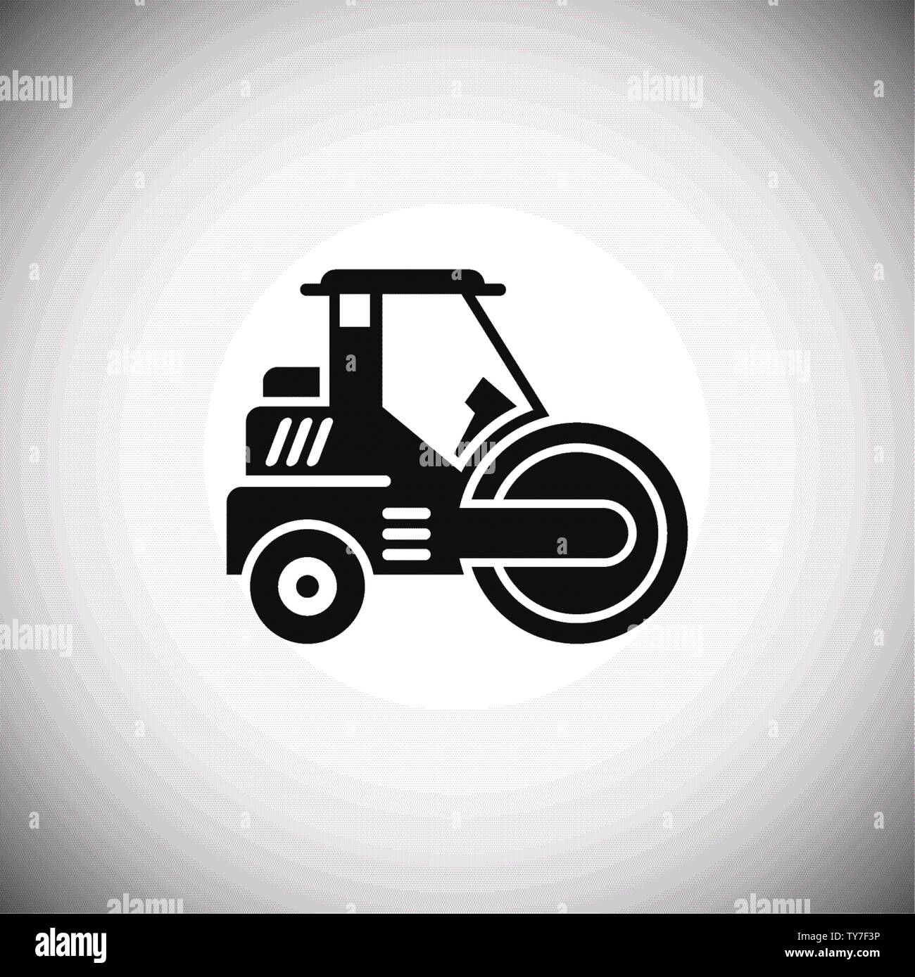 Heavy vehicle related icon on background for graphic and web design ...