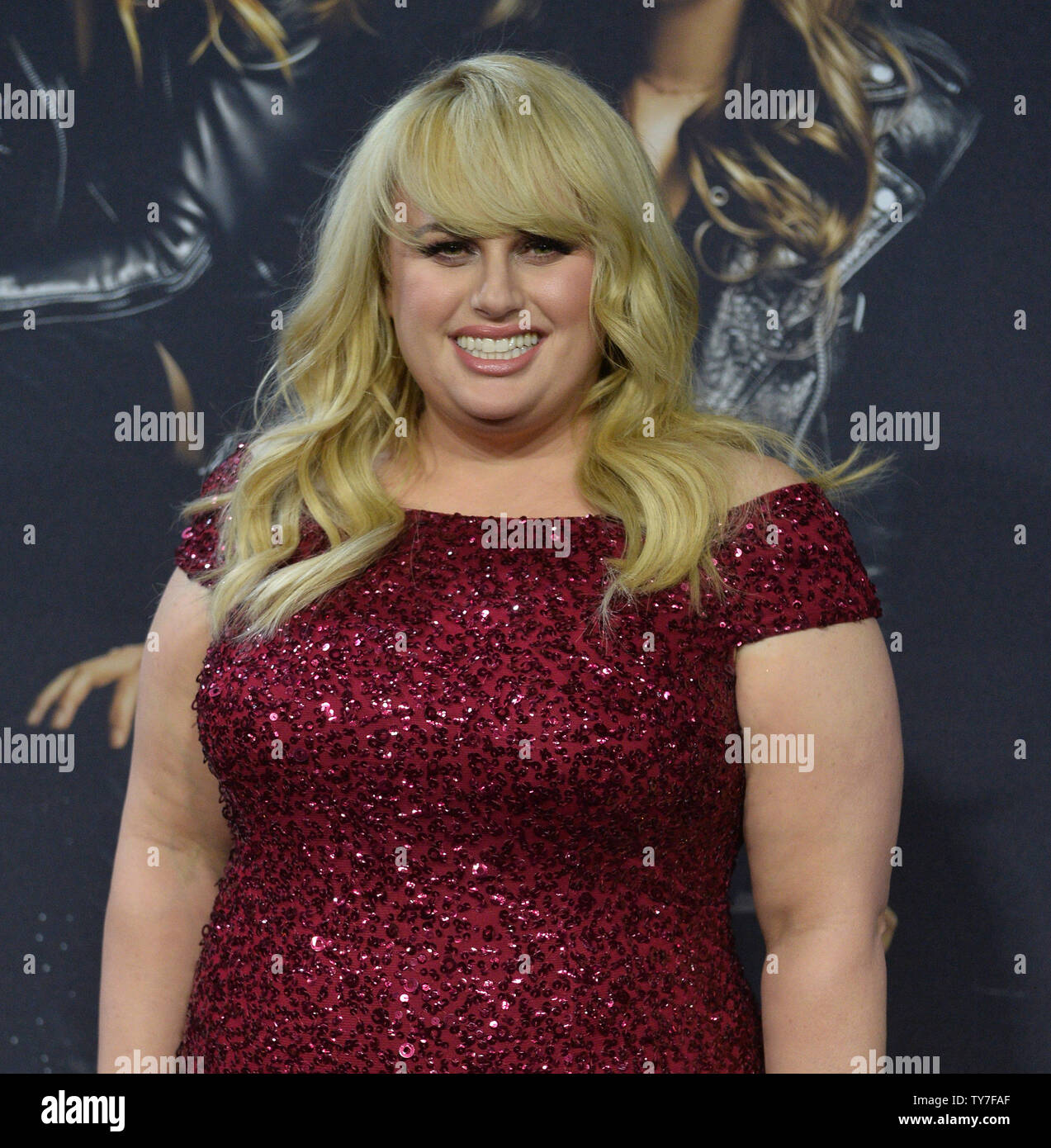 Cast member Rebel Wilson attends the premiere of the motion picture ...