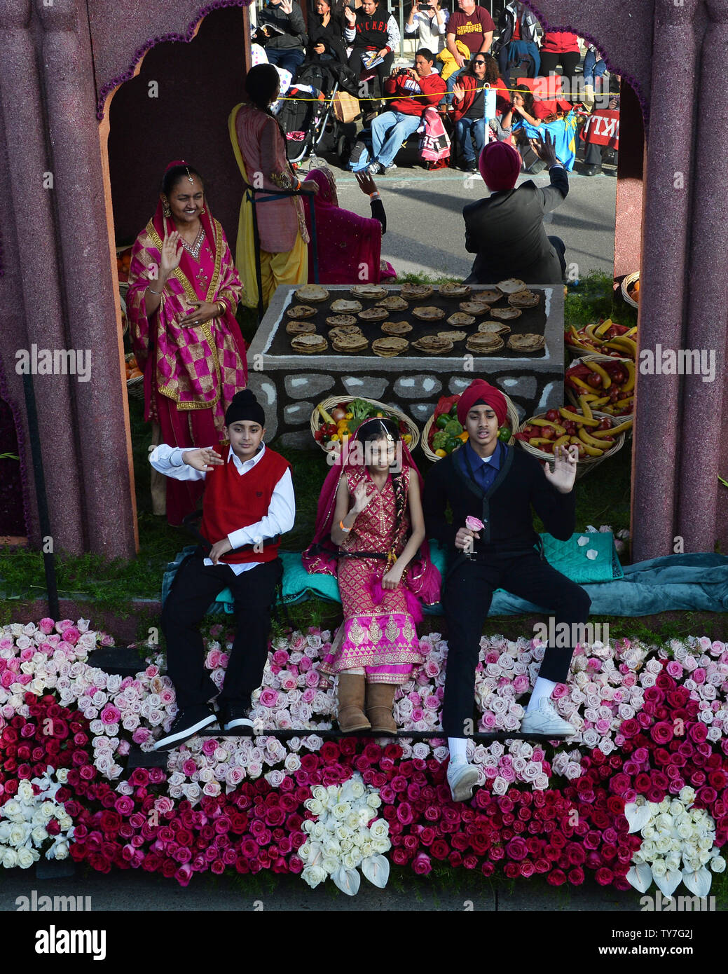The United Sikh Mission "Serving Kindness" float, winner of the ...