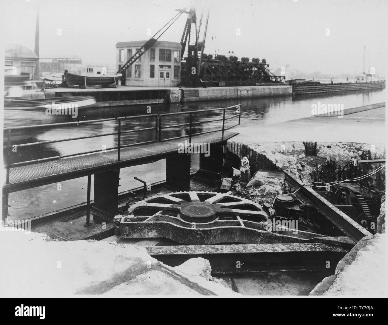 Lake Washington Ship Canal, U.S. Government Locks, Seattle, Washington ...
