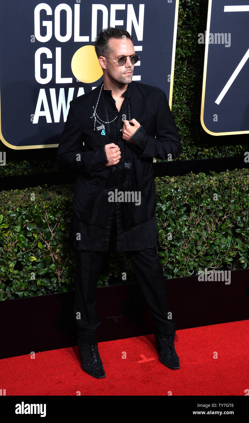 Musician Justin Tranter attends the 75th annual Golden Globe Awards at ...