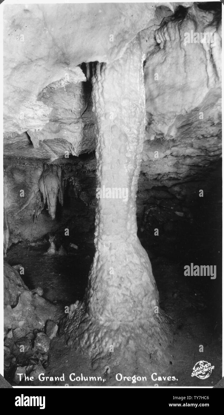 Larest column at extreme bottom of Caves. Formation dirty and only ...
