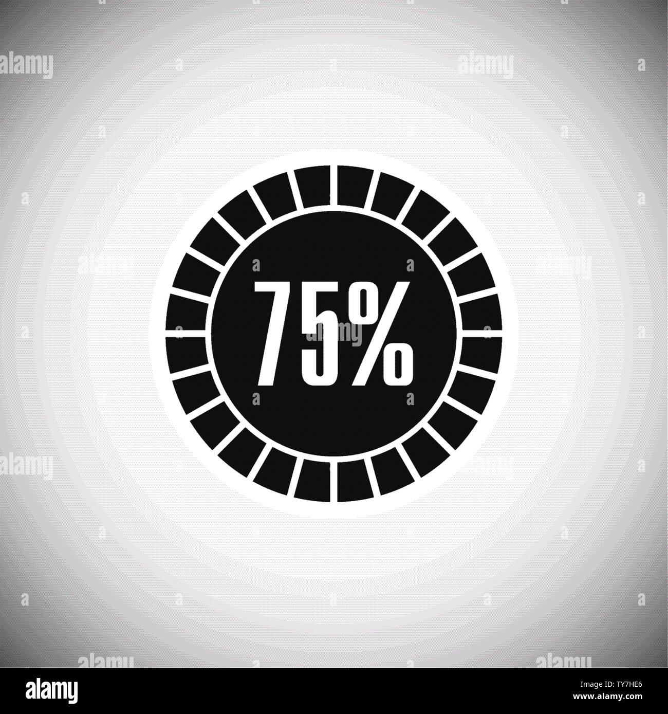 Loading related icon on background for graphic and web design. Simple ...