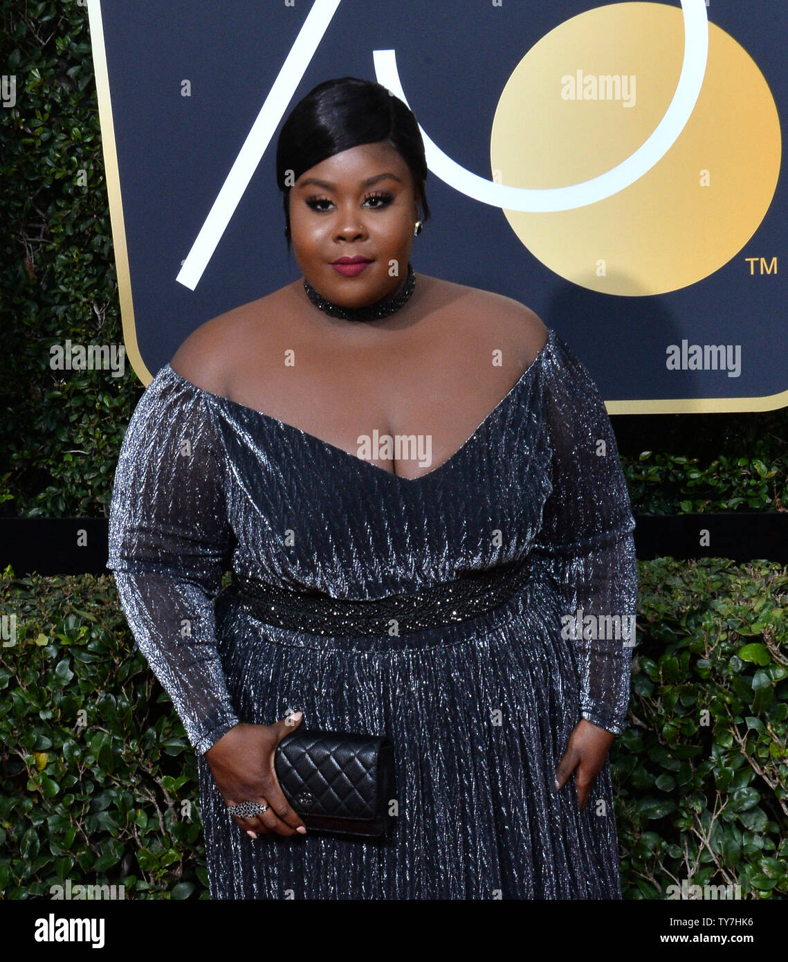 Actor Raven Goodwin attends the 75th annual Golden Globe Awards at the ...
