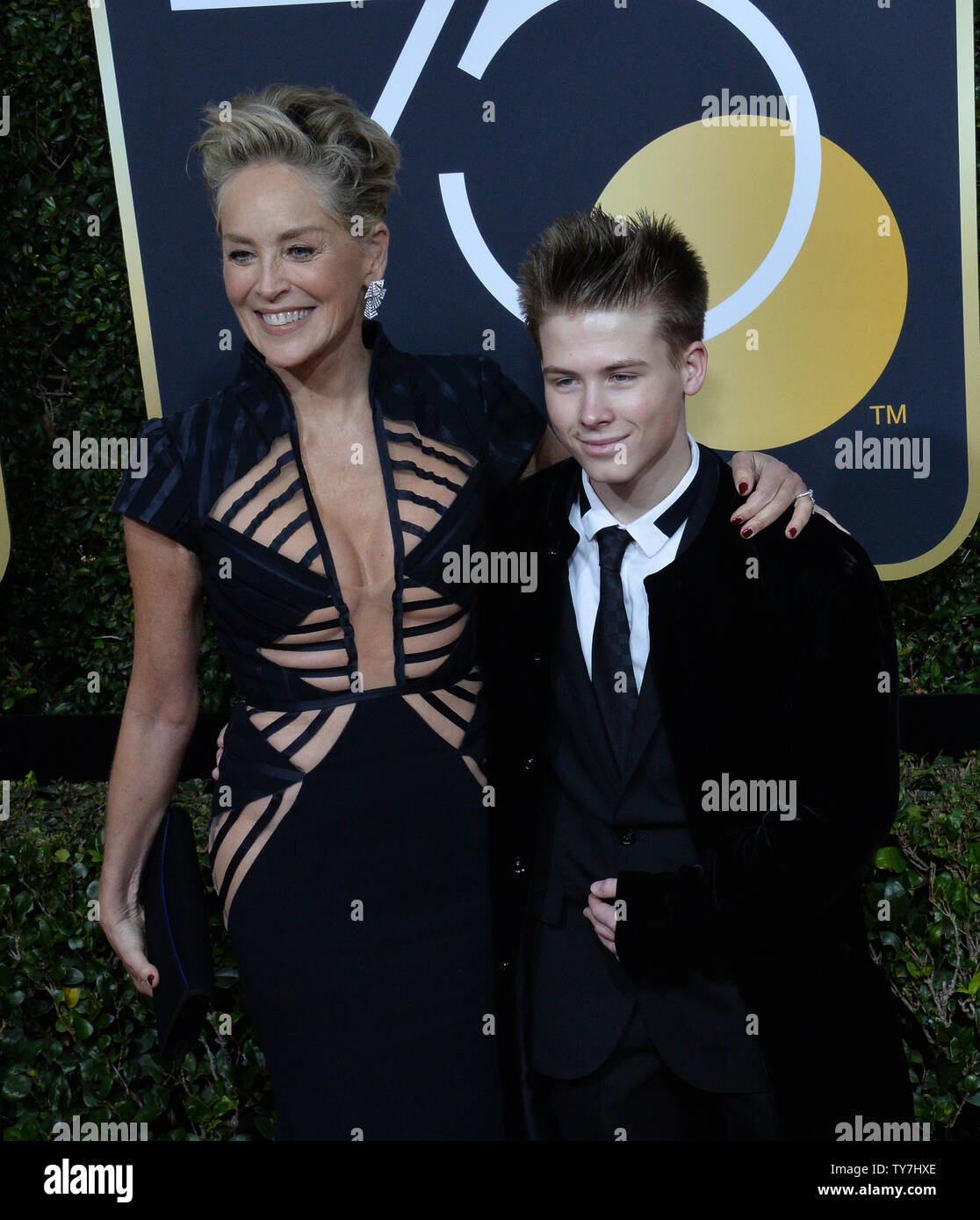 Sharon stone and roan joseph bronstein hi-res stock photography and ...