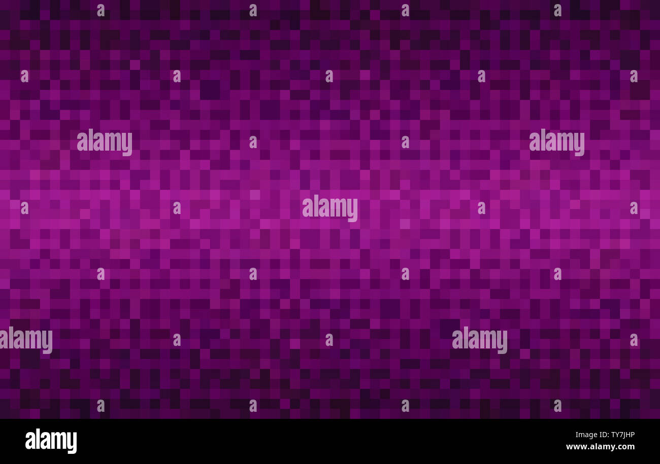 Abstract magenta gradient background. Texture with pixel square blocks ...