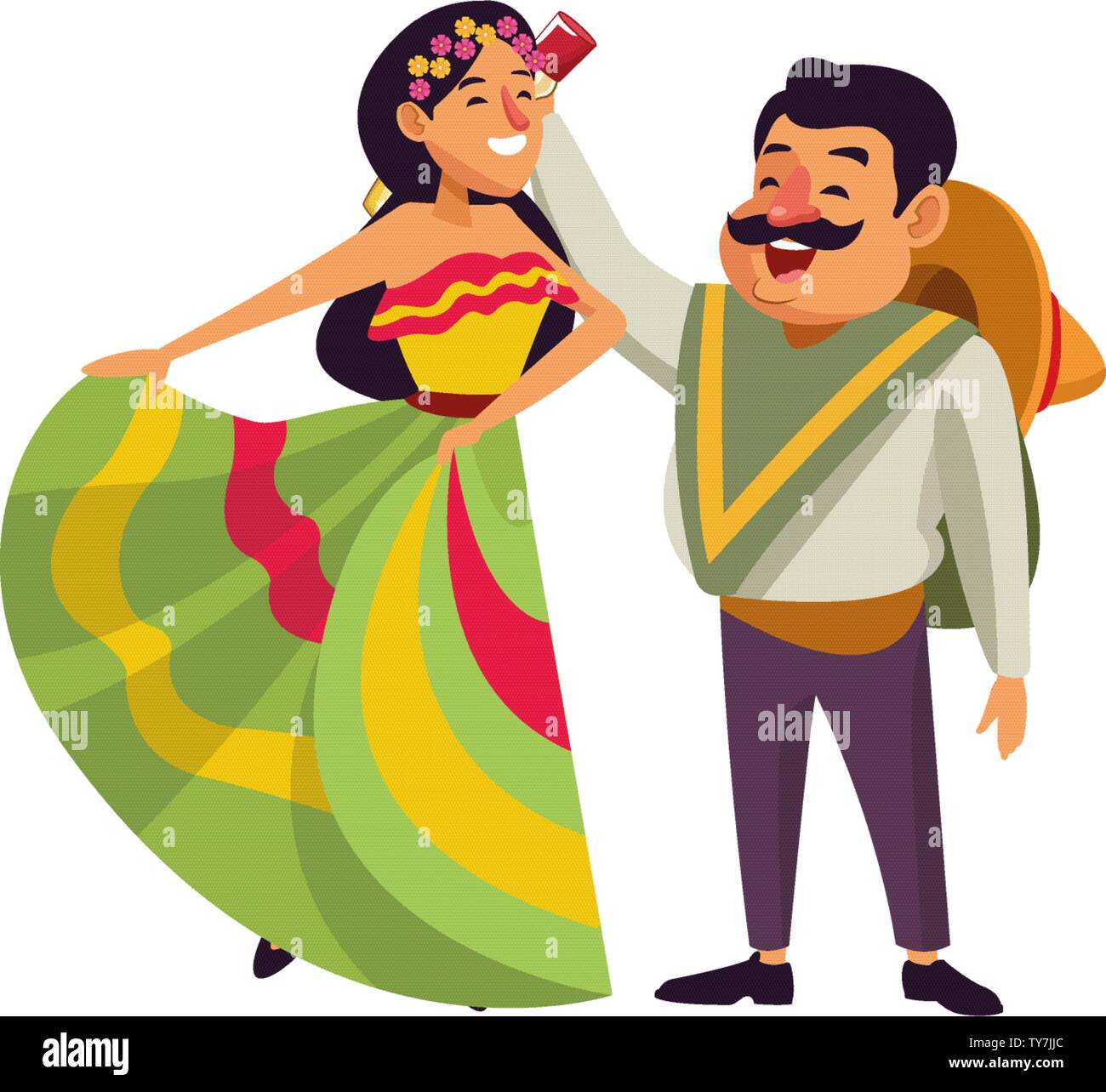 mexican traditional culture icon cartoon Stock Vector Image & Art - Alamy