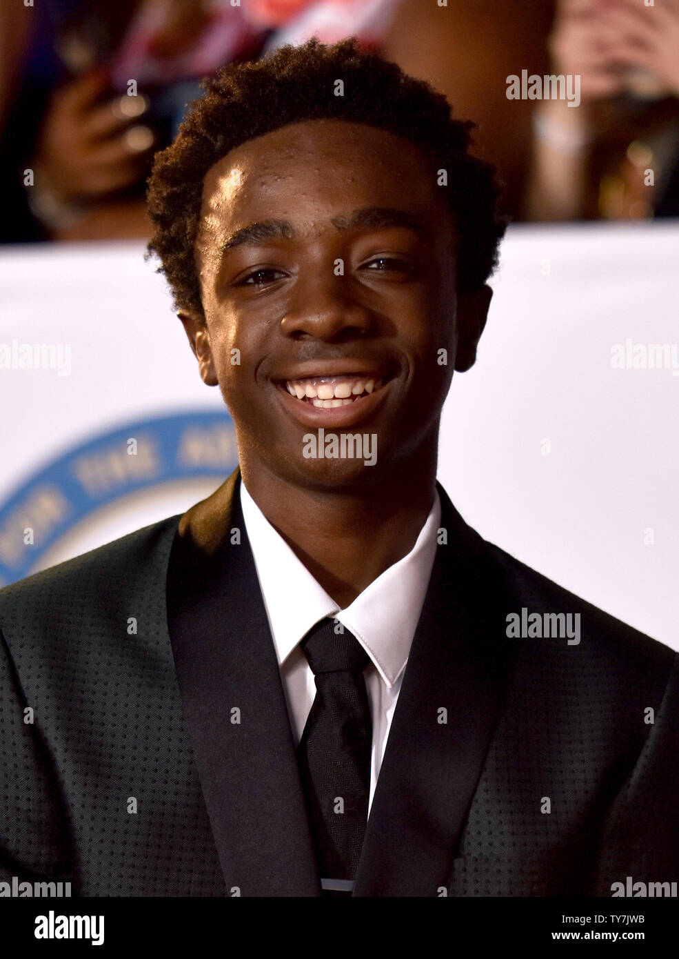 Caleb McLaughlin arrives for the 49th NAACP Image Awards at the ...