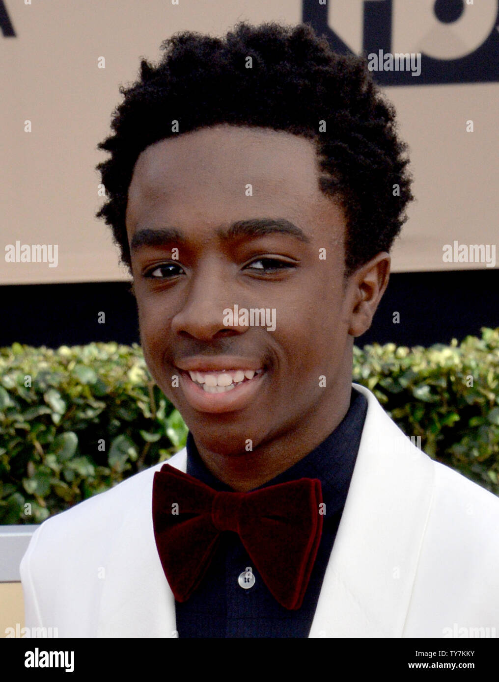 Caleb McLaughlin arrives for the the 24th annual SAG Awards held at the ...