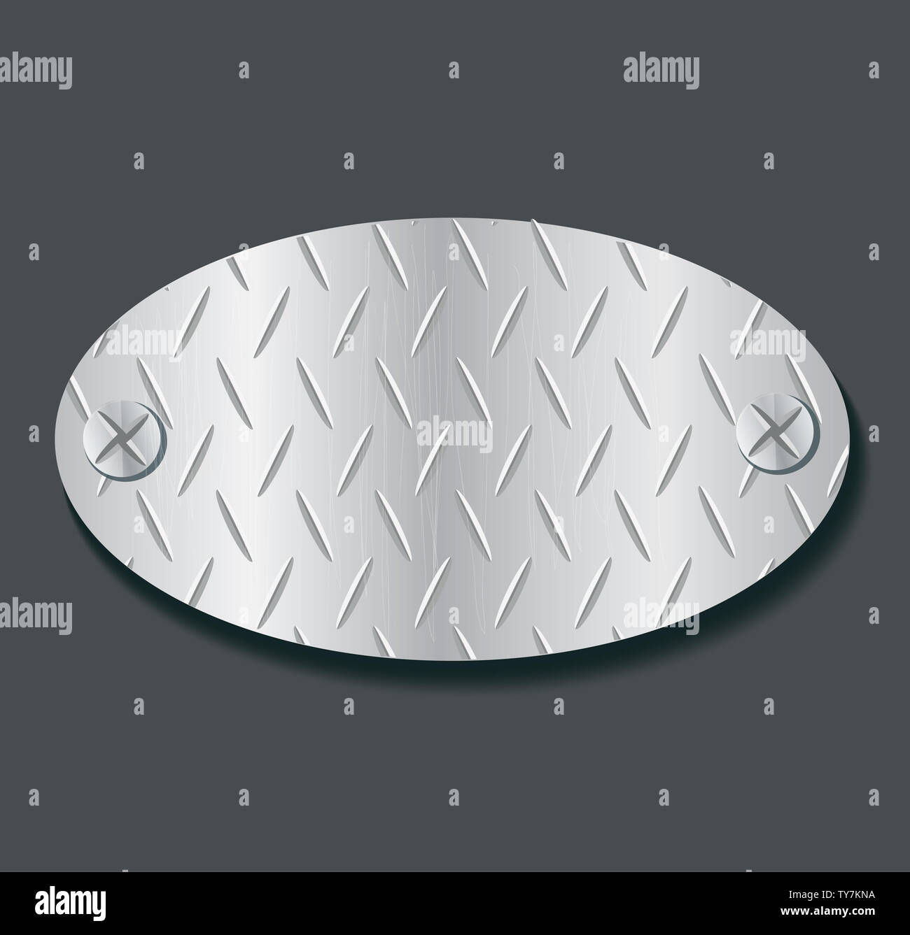 plate metal banner background Stock Photo - Alamy