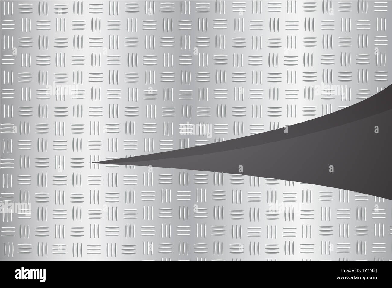 Torn ripped gray metal texture hi-res stock photography and images - Alamy