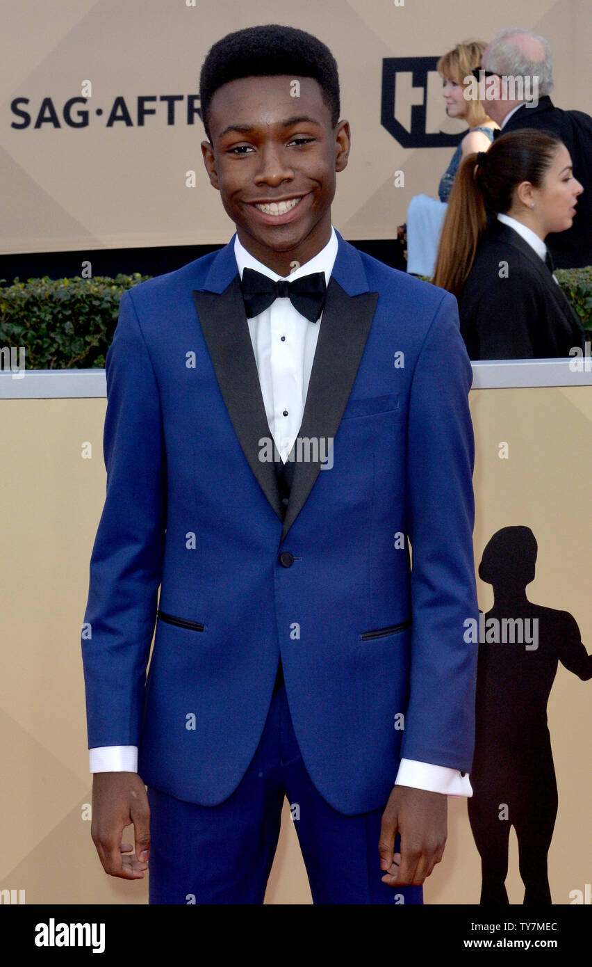 Niles Fitch arrives for the the 24th annual SAG Awards held at the ...