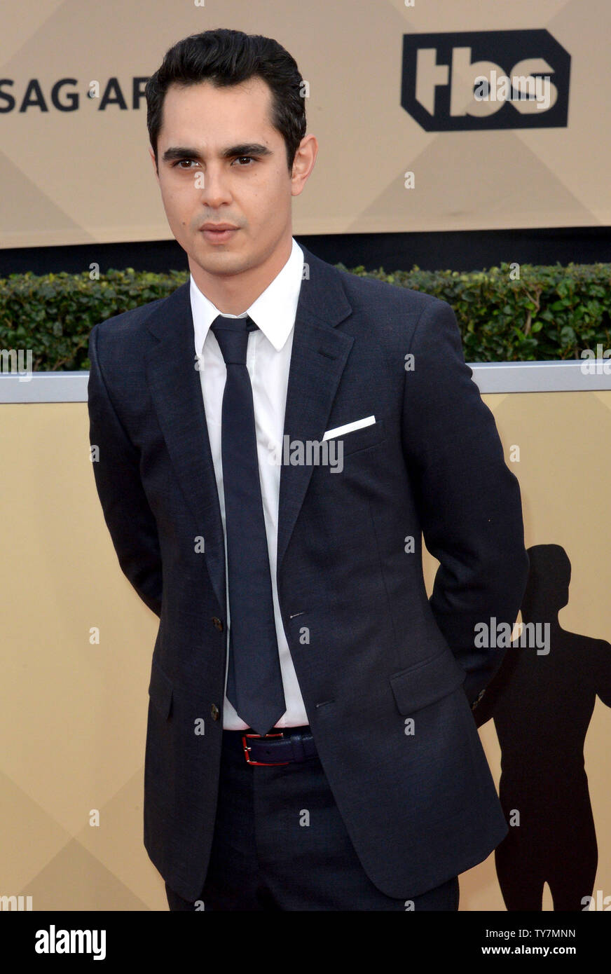 Max Minghella arrives for the the 24th annual SAG Awards held at the ...