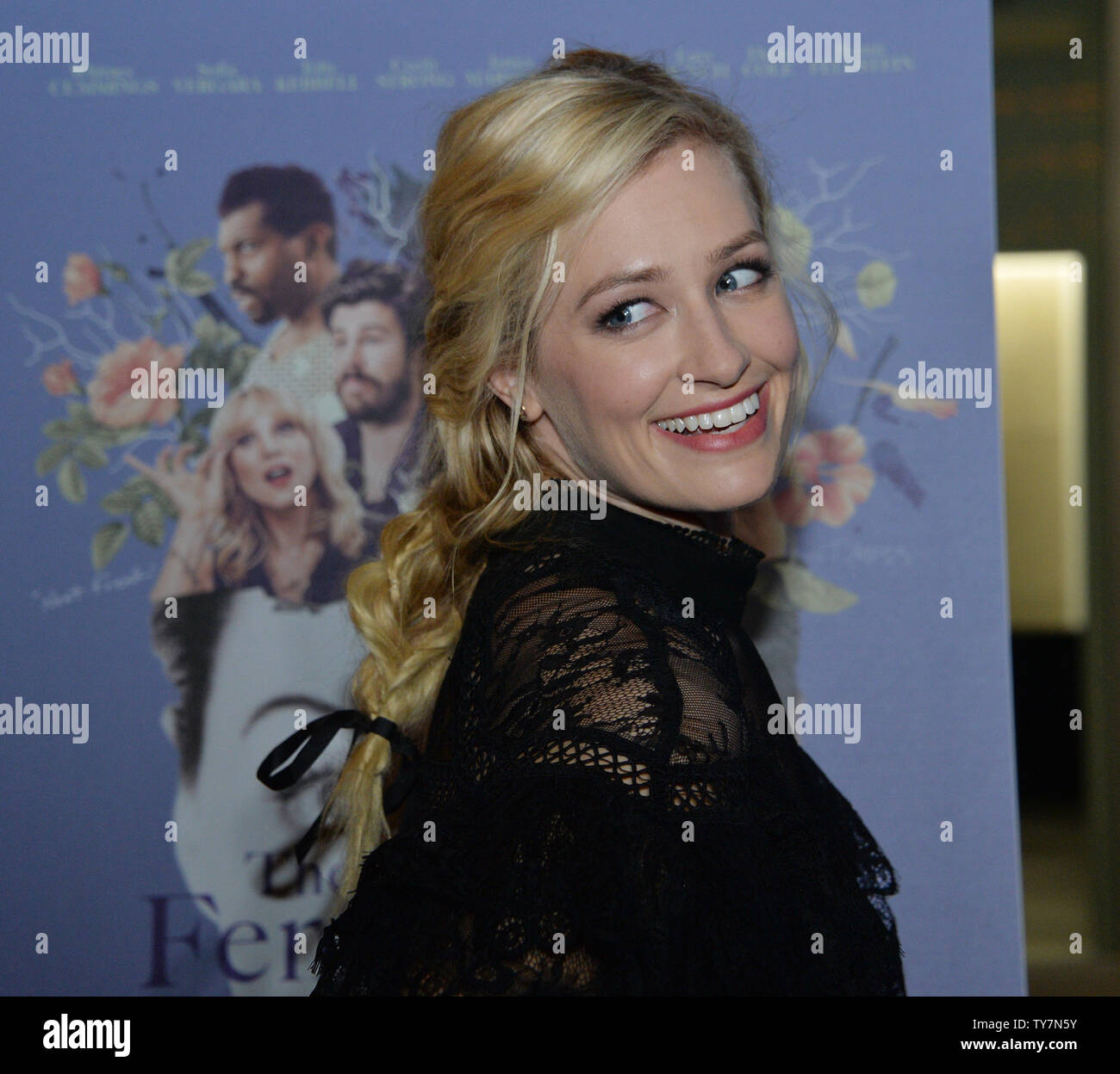 Actress Beth Behrs attends the premiere of the motion picture comedy ...