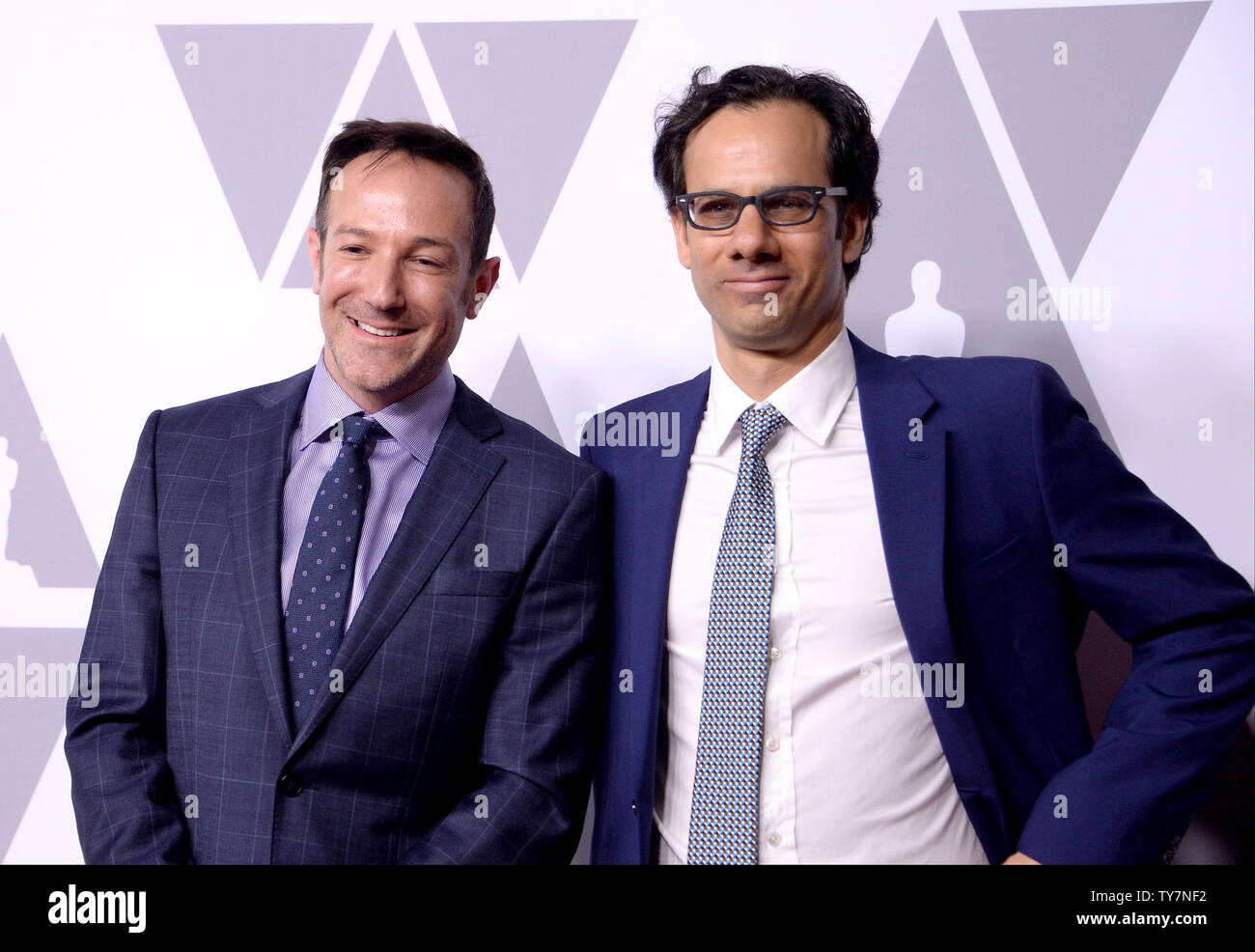 (L-R) Director Bryan Fogel and Producer Dan Cogan attend the 90th ...