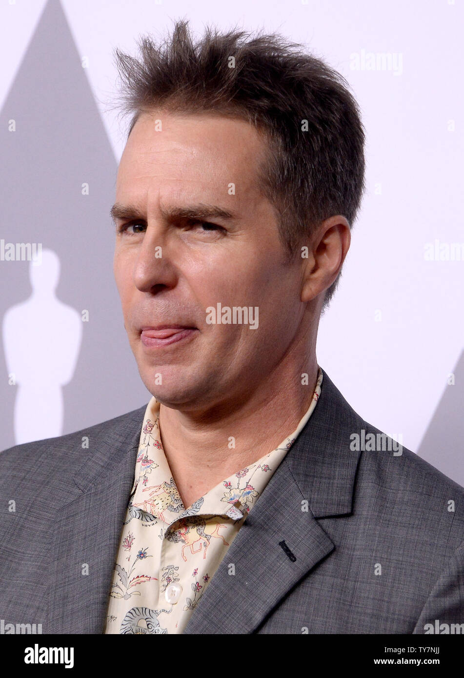 Actor Sam Rockwell attends the 90th annual Academy Awards Oscar ...