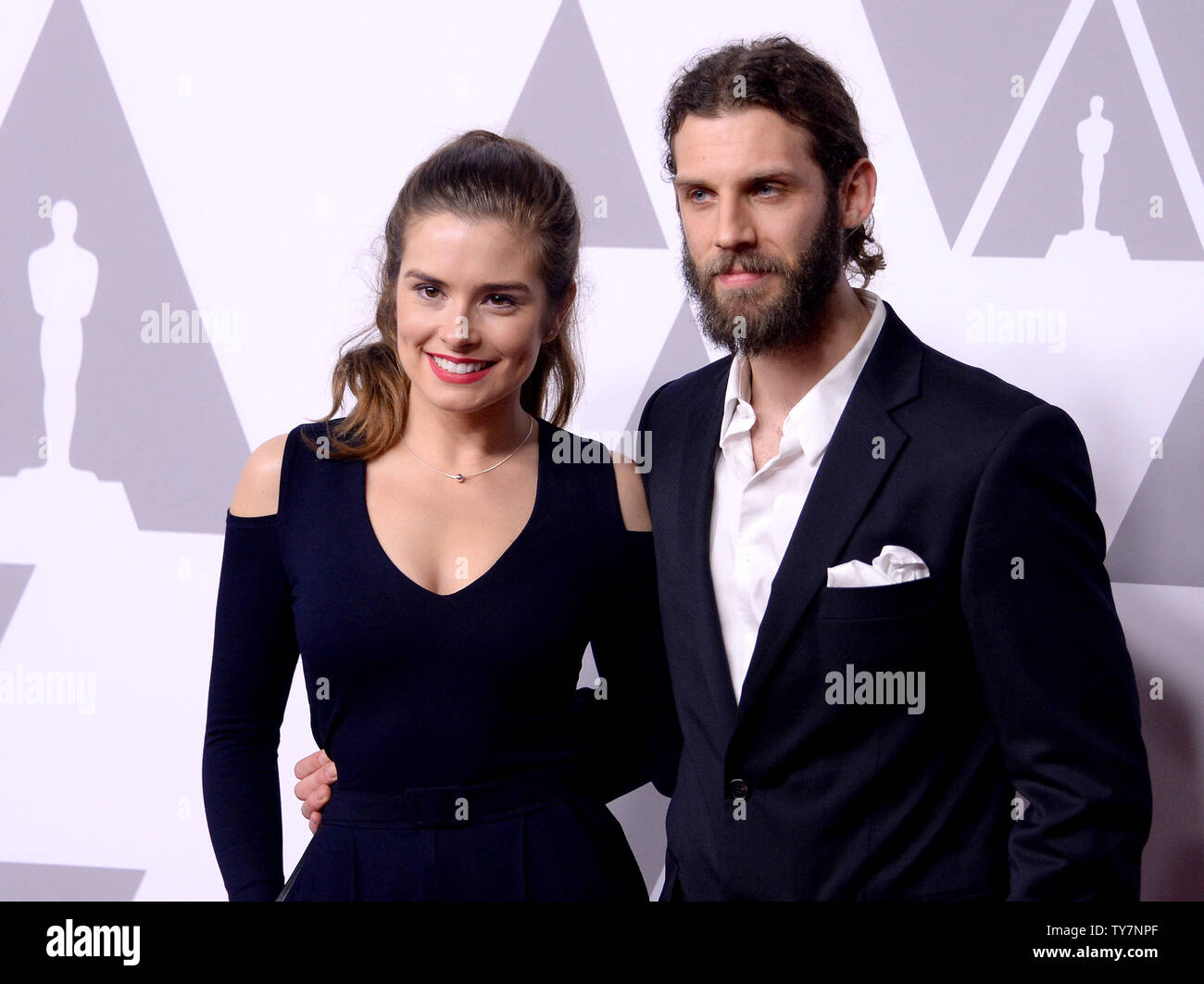 Writer Rachel Shenton (L) and director Chris Overton attend the 90th ...