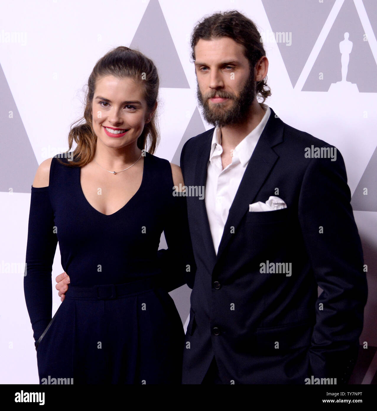 Writer Rachel Shenton (L) and director Chris Overton attend the 90th ...