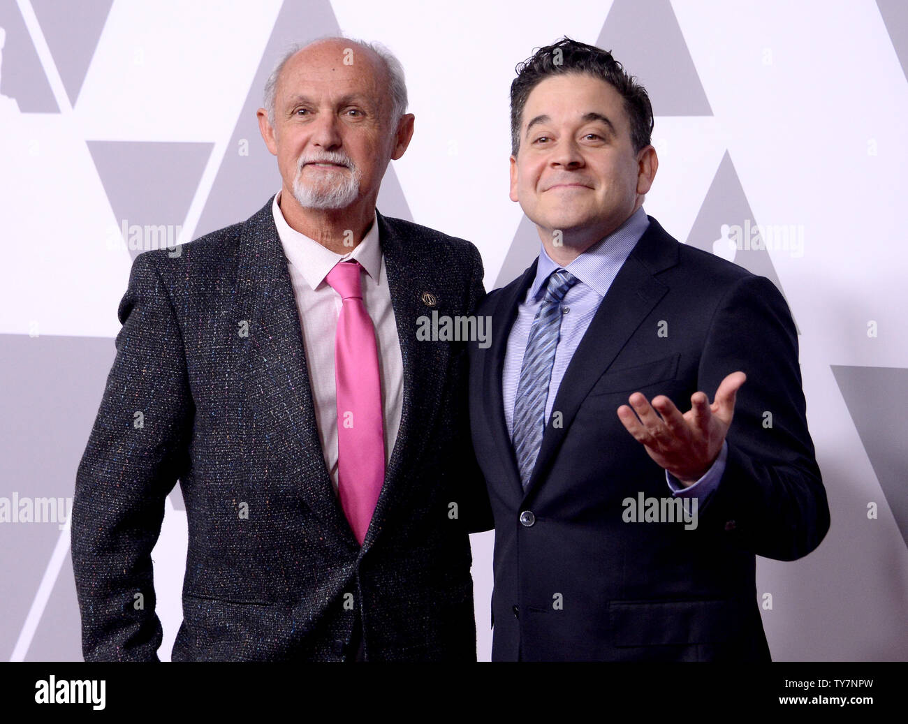 Sound mixers Gregg Landaker (L) and Gary Rizzo attend the 90th annual ...