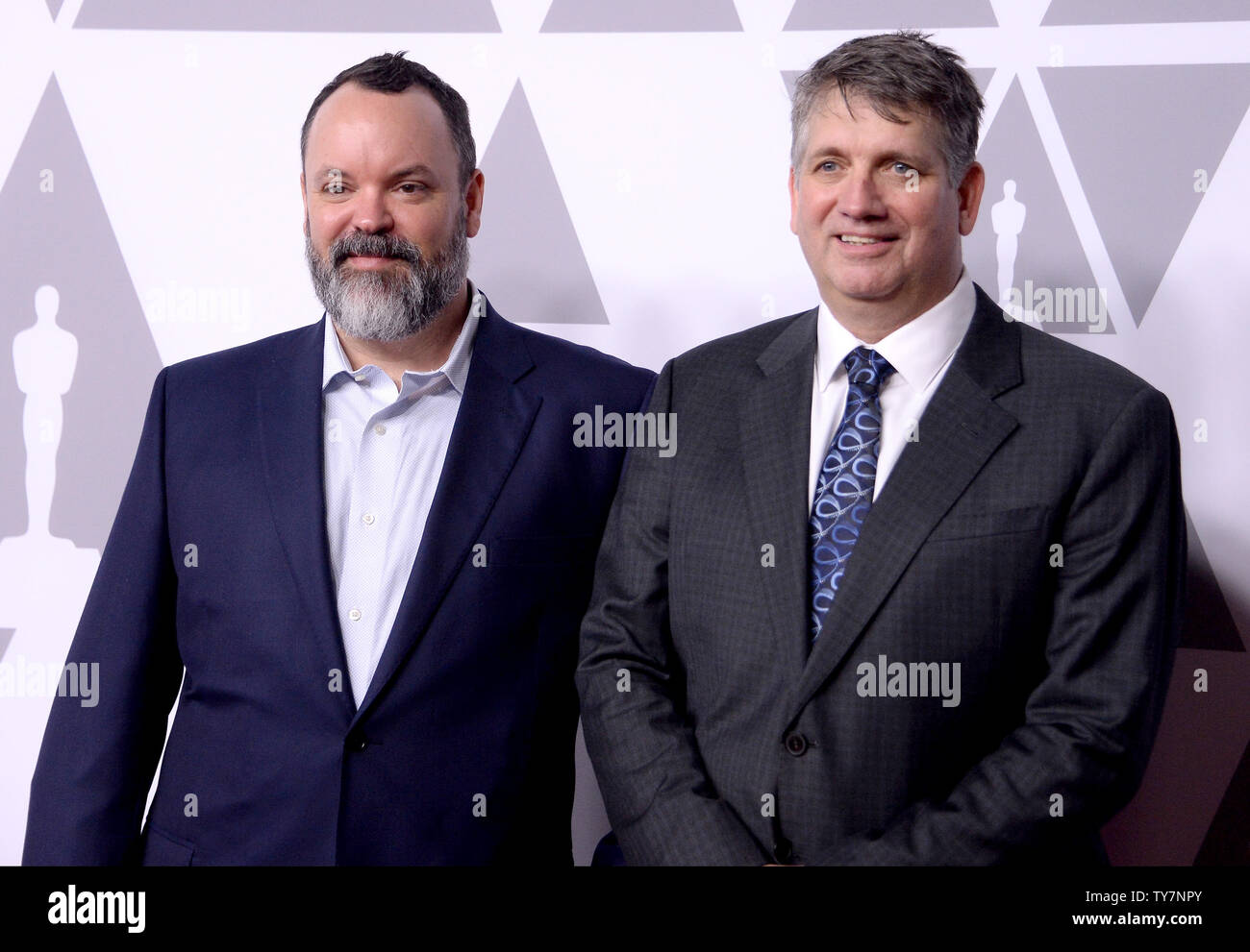 Sound Mixers Brad Zoern and Christian Cooke attend the 90th annual ...