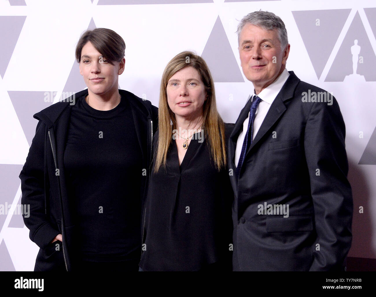 (L-R) Producers Chelsea Barnard, Megan Ellison and Daniel Lupi attend ...