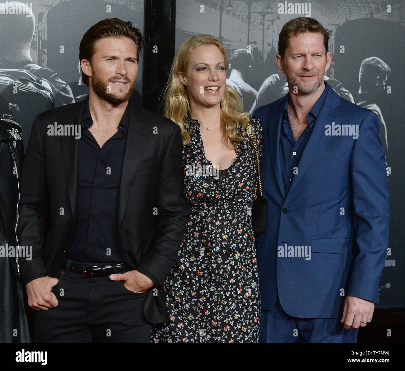 Actors Scott Eastwood and Alison Eastwood and musician Stacy Poitras (L ...