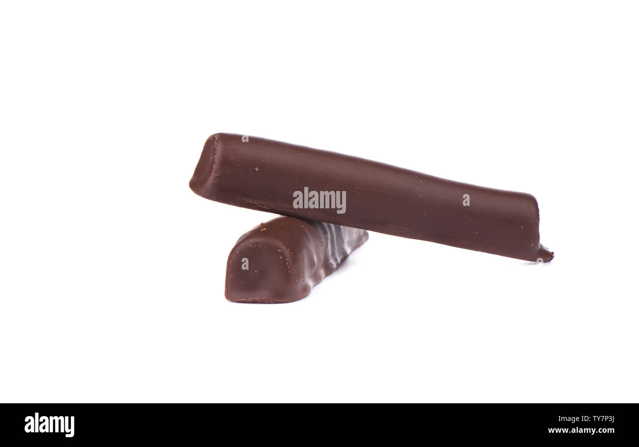 Two glazed sweet curds isolated on a white background. Curd dessert ...