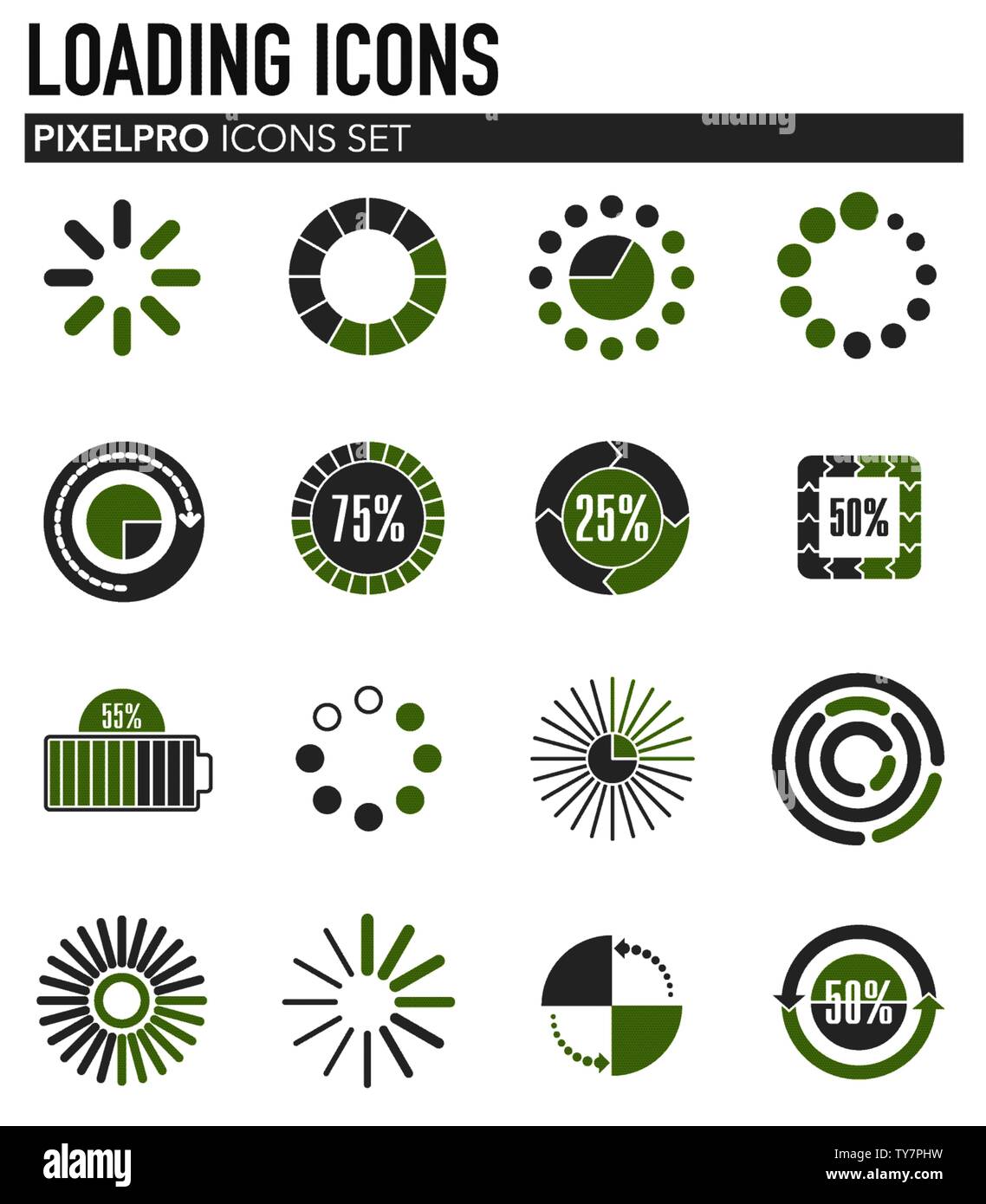 Lading related icons set on background for graphic and web design ...